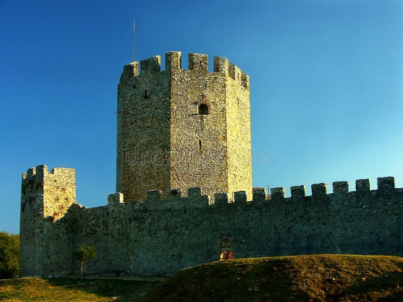 Fortress tower stock image. Image of ruin, construction - 238975