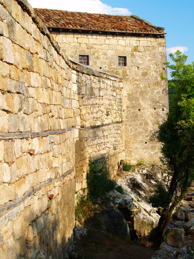 Fortress tower. stock image. Image of blue, rural, destinations - 26551537