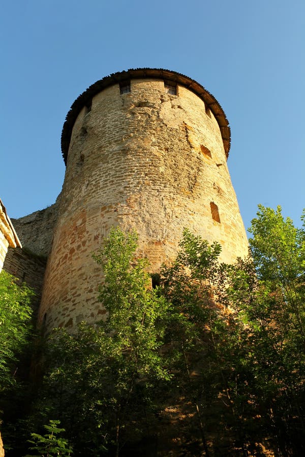 Fortress tower stock image. Image of green, medieval - 38181817