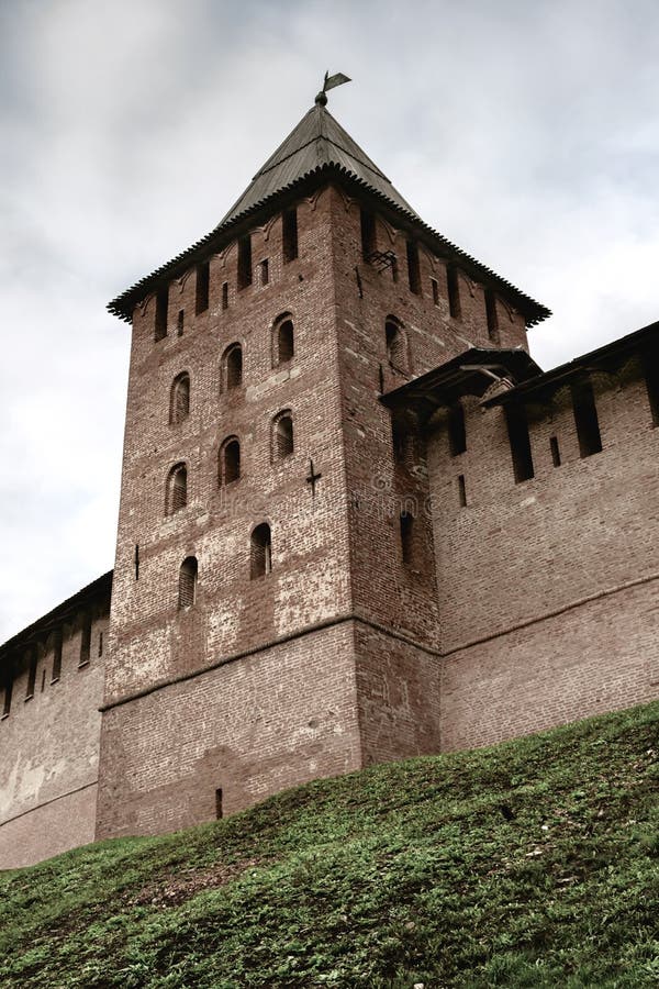 Fortress Tower of the Russian Fortress Stock Image - Image of fortress ...