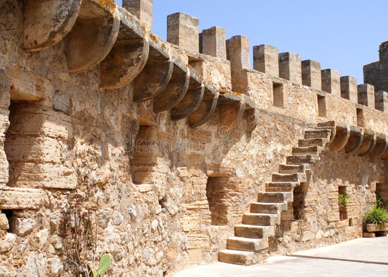 Fortress Wall Royalty Free Stock Photo - Image: 191245