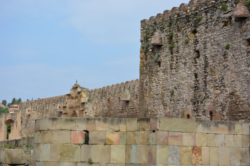 The Fortress Wall of the Monastery Stock Image - Image of fortress ...