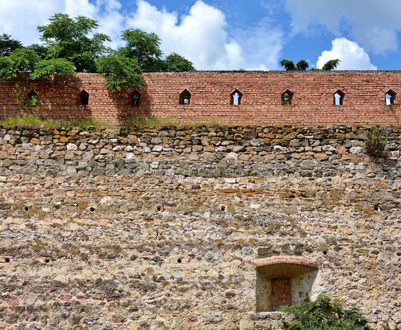 Fortress wall stock image. Image of view, monumental - 73821079