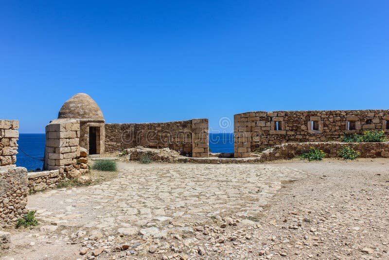 Fortress Wall with a Watchtower Stock Image - Image of ruins ...