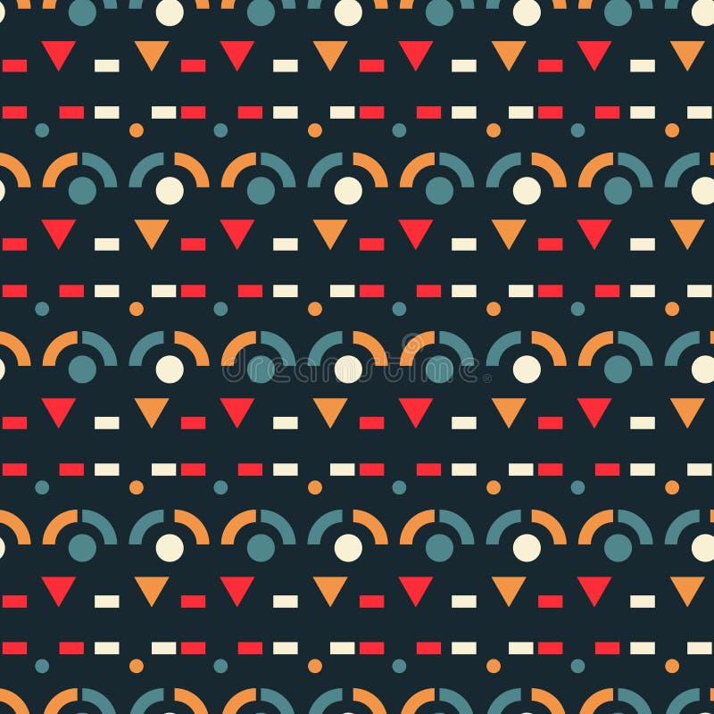 Fortress Walls Pattern Seamless Design Stock Vector - Illustration of ...