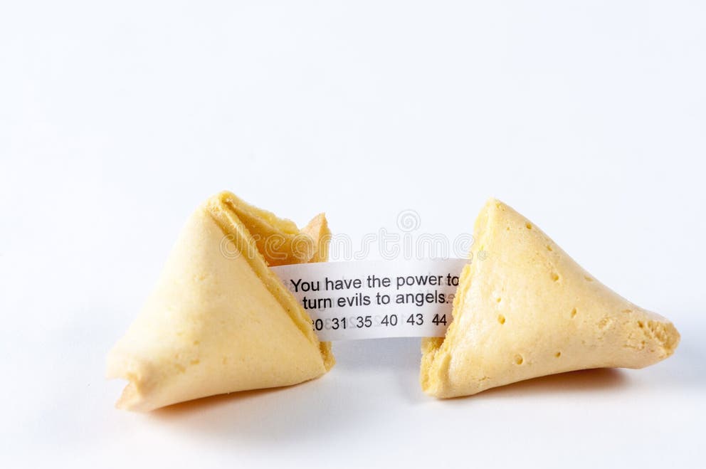 Fortune cookie stock image. Image of note, message, help - 43829635