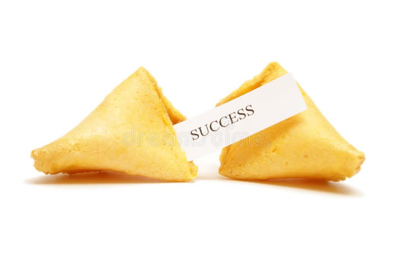 Fortune Cookie of Success stock photo. Image of wise - 19930394