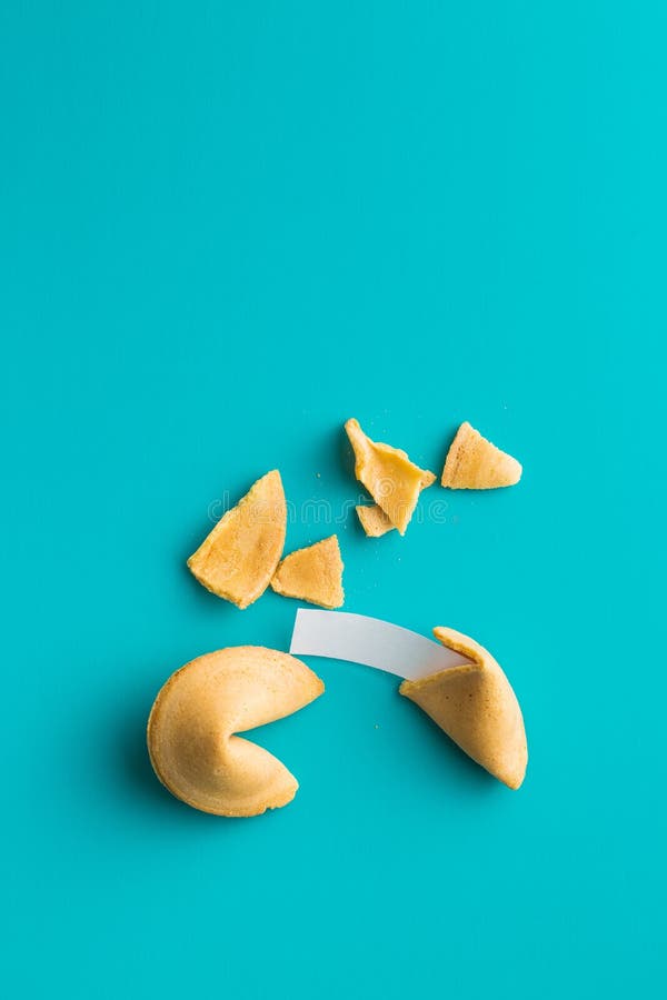The fortune cookies. stock image. Image of dessert, concept - 84837501
