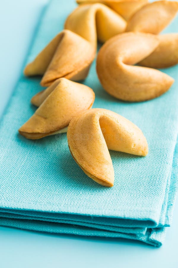 The fortune cookies. stock photo. Image of lucky, fortune - 84982616