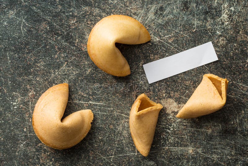 The fortune cookies. stock photo. Image of asian, cookie - 84835914