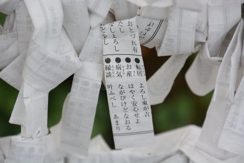 Fortune stock image. Image of hope, japanese, omikuji - 120799089