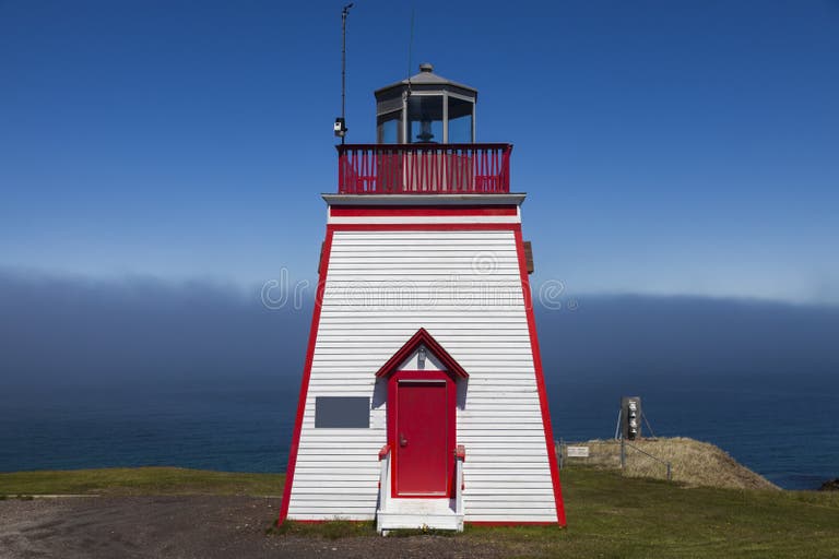 Fortune Head Lighthouse stock photo. Image of house - 127434046