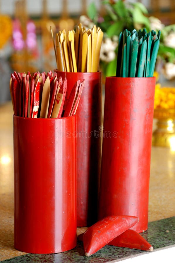 Fortune sticks stock image. Image of angel, asia, figure - 36809199
