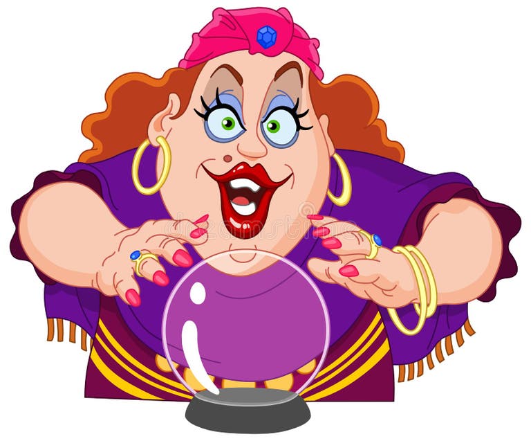 Cartoon Fortune Teller Stock Illustrations – 1,500 Cartoon Fortune ...