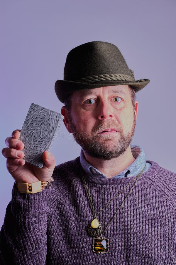 Bearded Fortune Telling Man. Stock Photo - Image of future, atractive ...