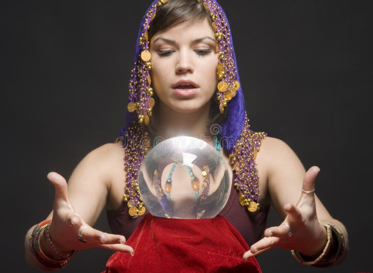 1,261 Fortune Teller Psychic Gypsy Crystal Ball Stock Photos - Free ...