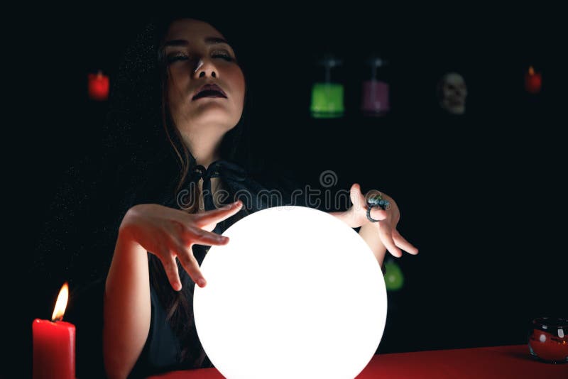 Fortune Teller Forecast Future. Stock Photo - Image of power, bright ...