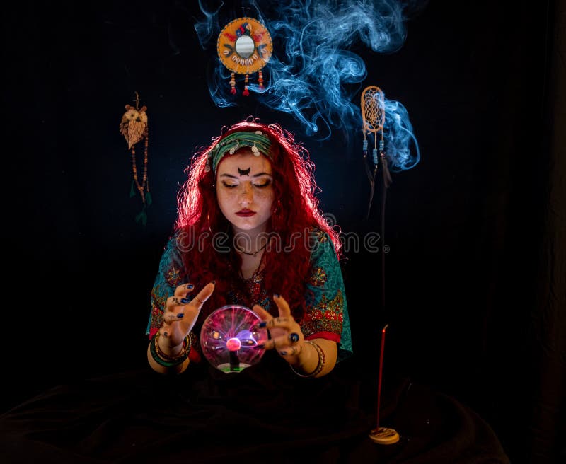 Fortune Teller Lady is Telling about Your Future Stock Image - Image of ...