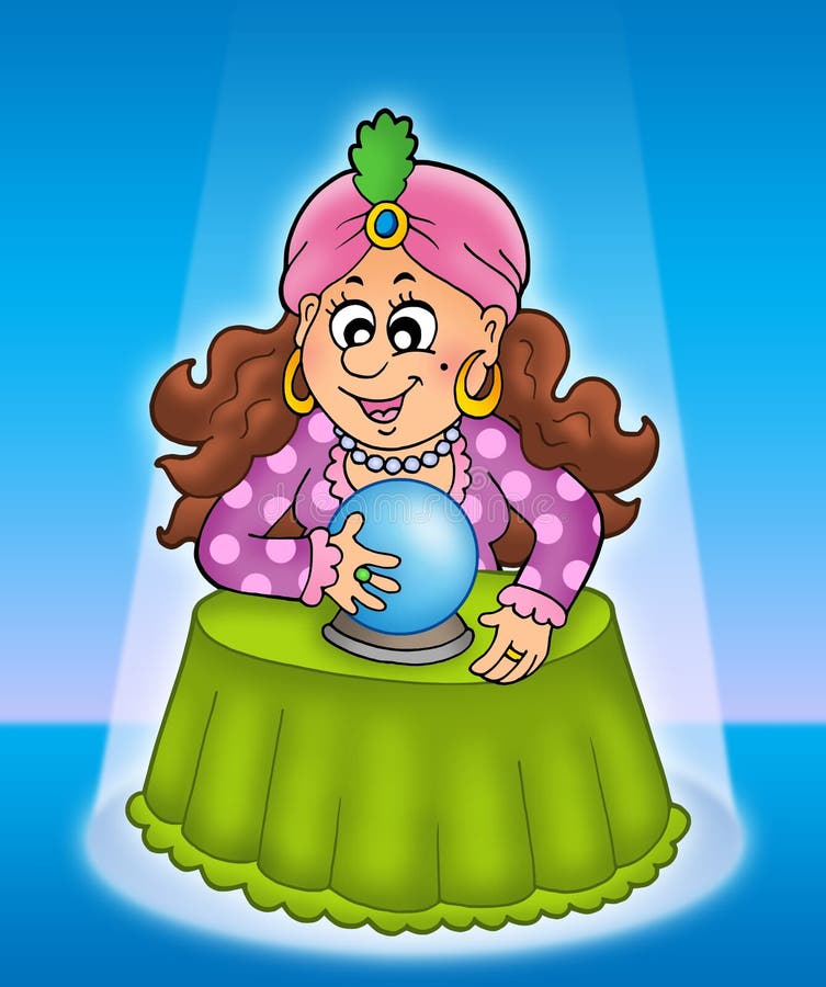 Cartoon Fortune Teller Stock Illustrations – 1,411 Cartoon Fortune ...