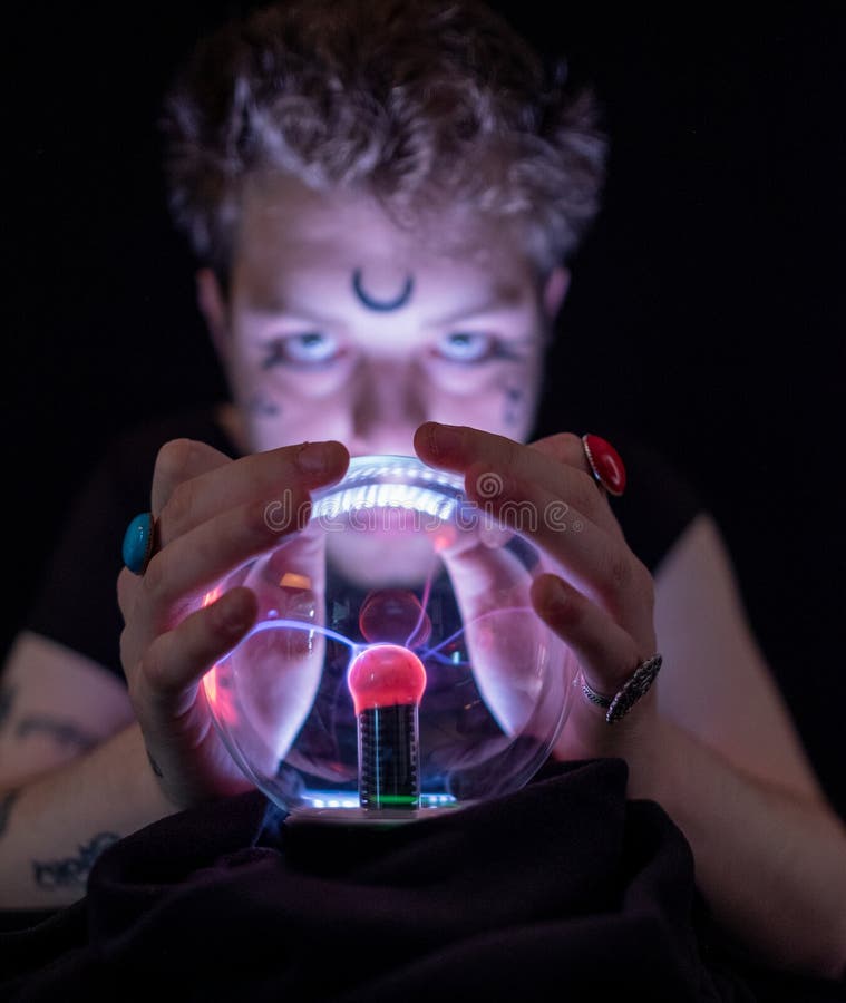 Fortune Teller Man is Telling about Your Future Stock Image - Image of ...