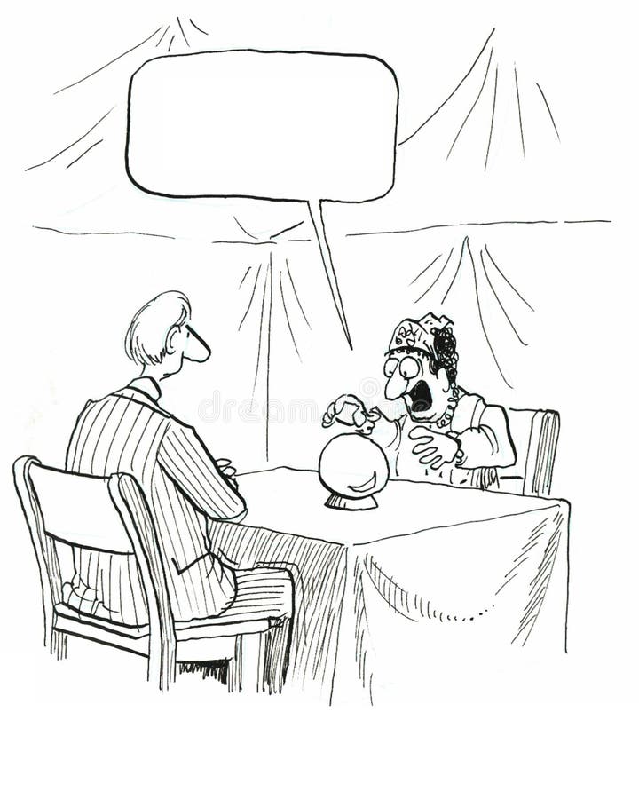 Fortune Teller stock illustration. Illustration of high - 36996948
