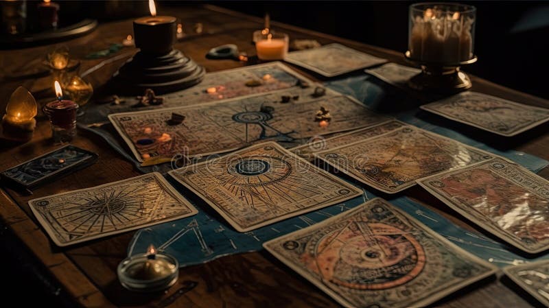 Fortune telling stock illustration. Illustration of person - 277442068