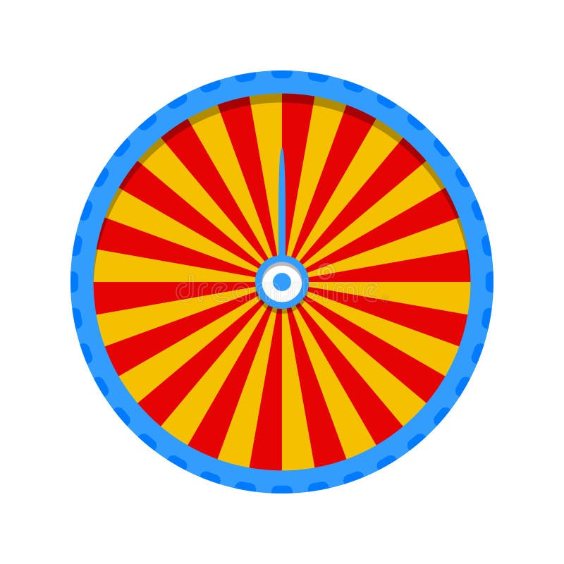 Fortune Wheel Isolated on White Background Stock Vector - Illustration ...