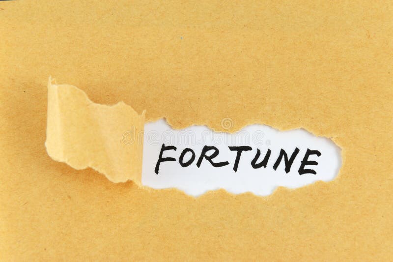 Fortune word stock photo. Image of text, invest, note - 26702668