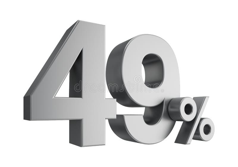 Forty-nine College Number 49 Stock Illustration - Illustration of ...