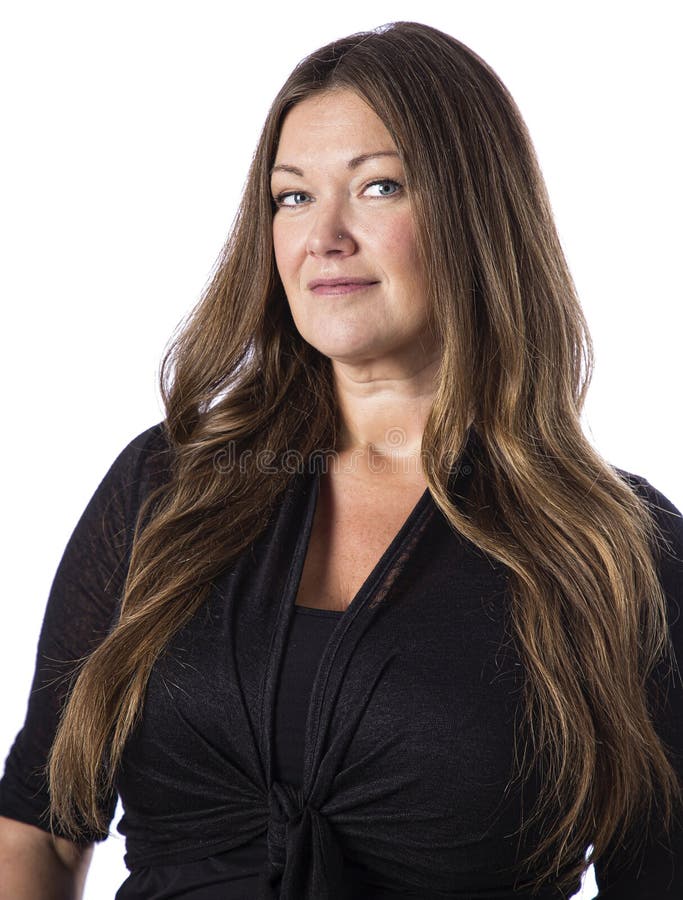 Forty something woman stock image. Image of beautiful - 372373391