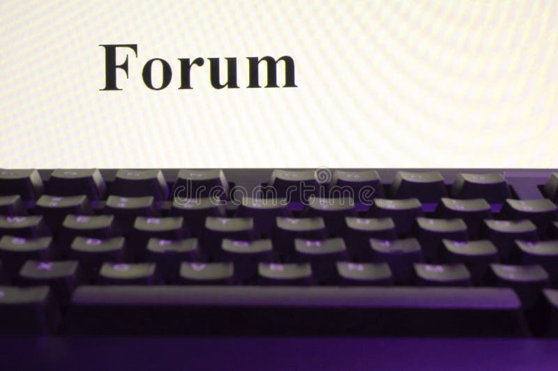 Computer Keyboard - Key Forum Stock Photo - Image of friendship, mail ...