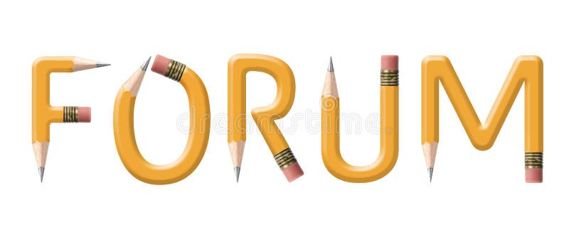 Forum Discussion Concept stock illustration. Illustration of group ...