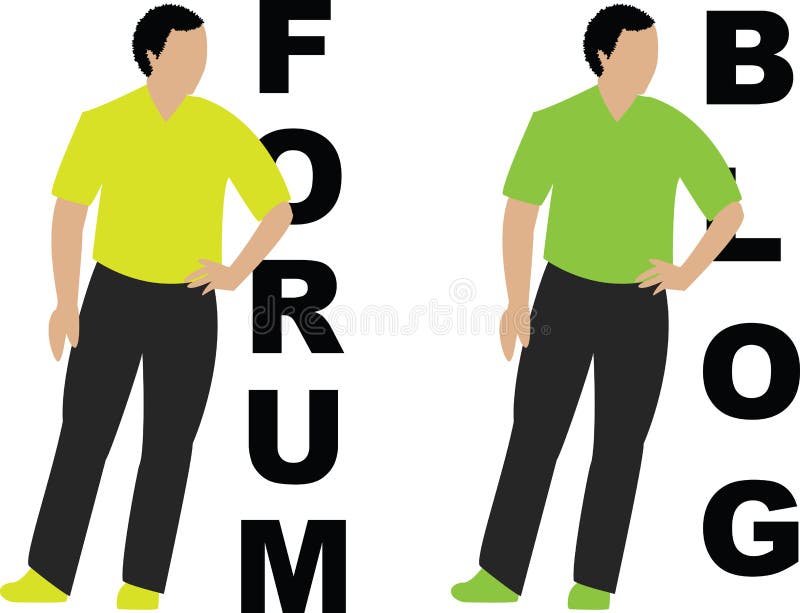 Forum and blog stock vector. Illustration of increase - 9965334