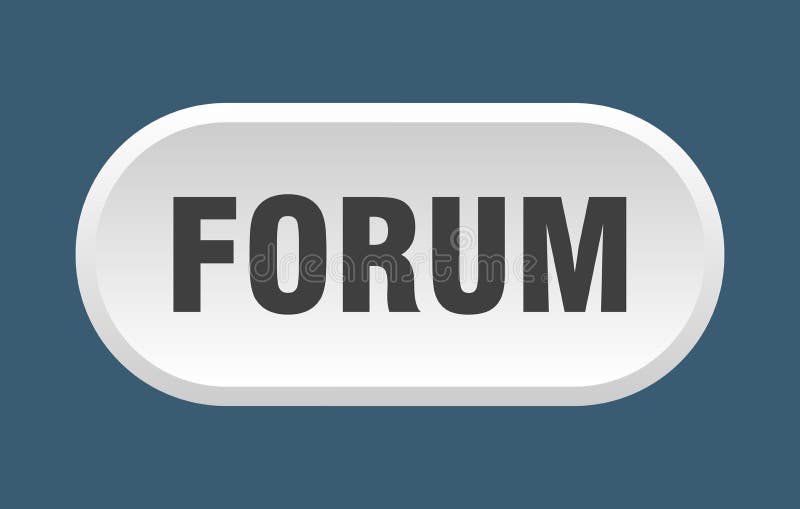 Forum Button Meaning Social Media Community or Getting Information ...