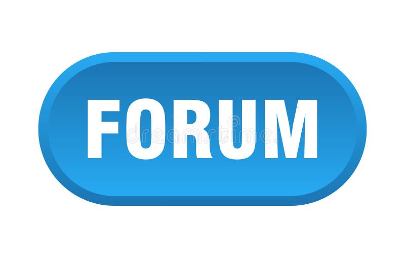 Forum Button Meaning Social Media Community or Getting Information ...