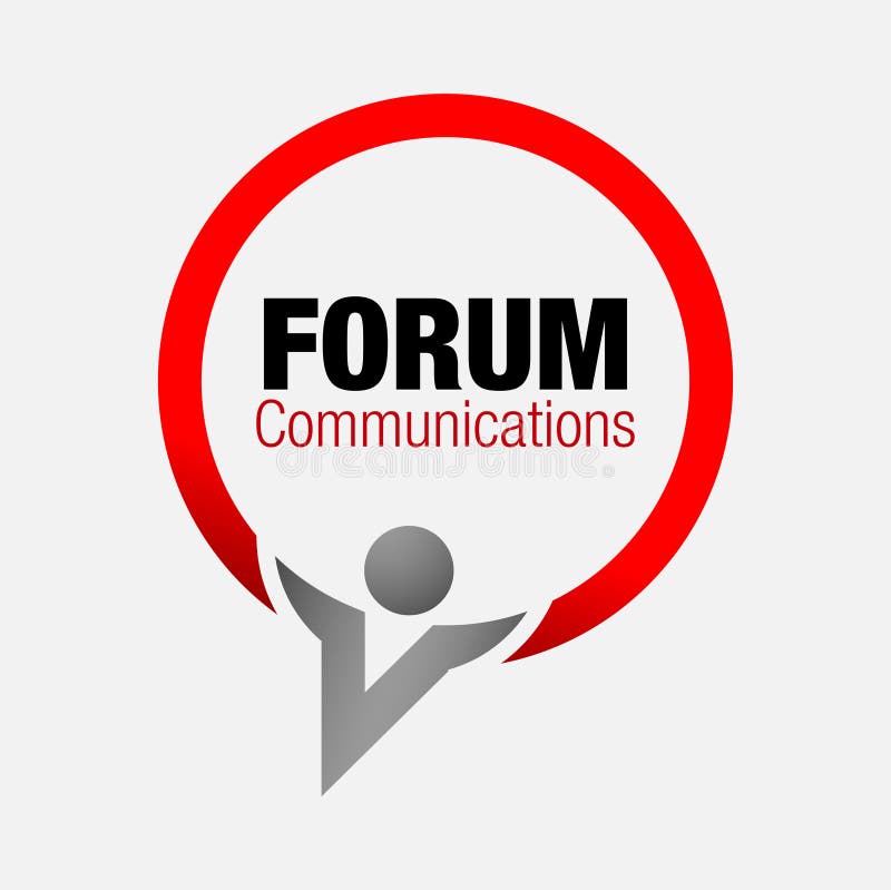 Forum Communication symbol stock vector. Illustration of answer - 249036241