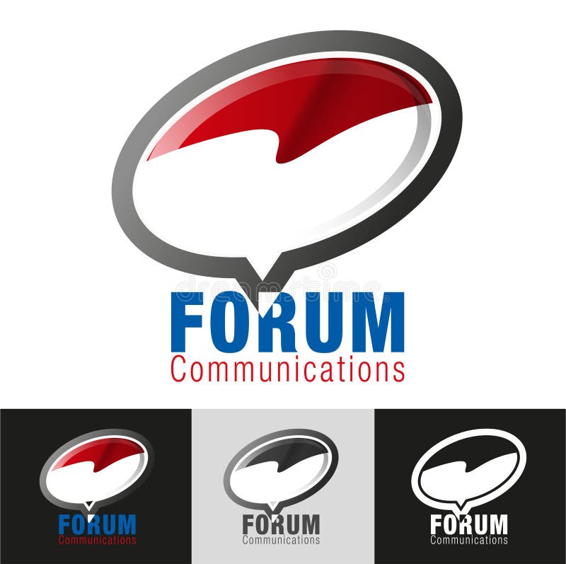 Forum Communication Symbol. Stock Vector - Illustration of chatting ...