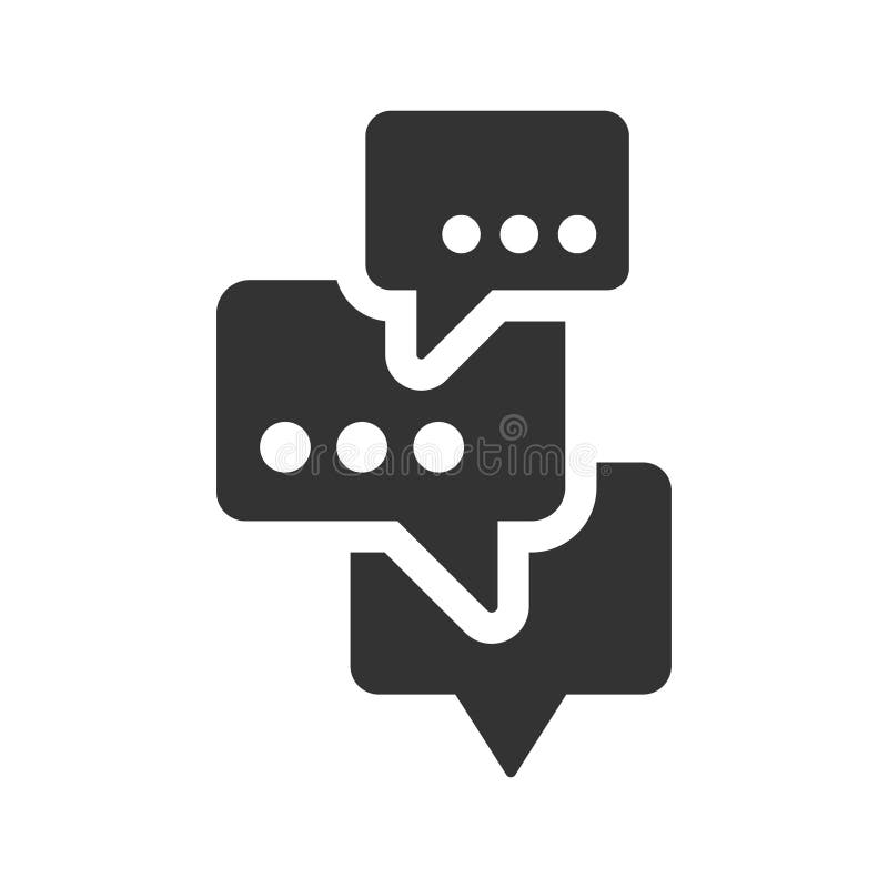 Forum Icon stock vector. Illustration of social, bubble - 328881380