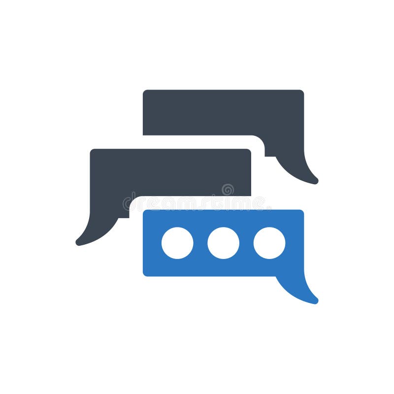 Forum icon stock vector. Illustration of symbol, simple - 217599468