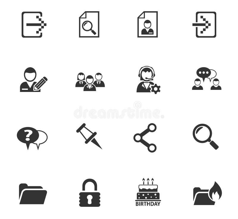 Forum interface icon set stock vector. Illustration of star - 88214598