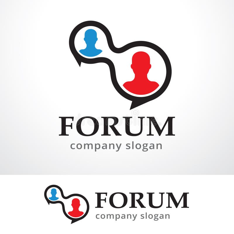 Forum Logo Template Design Vector, Emblem, Design Concept, Creative ...