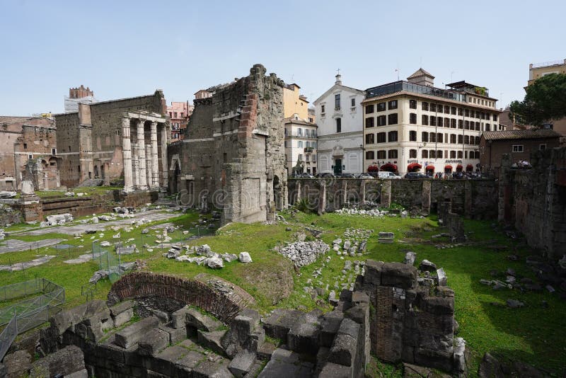 Forum of Nerva in the Historial Centre of Rome, Italy Editorial Image ...