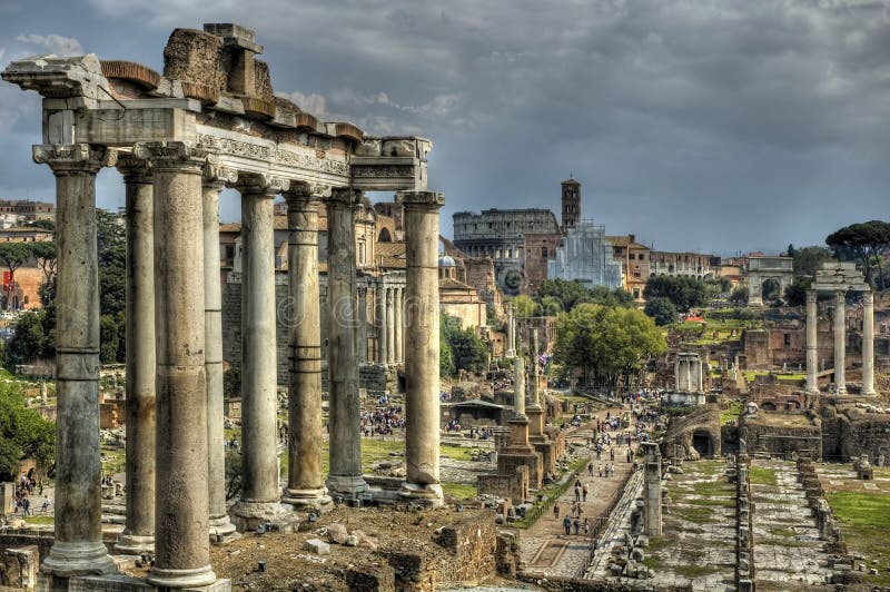 Forum Romanum stock photo. Image of forum, romanum, latin - 2312238