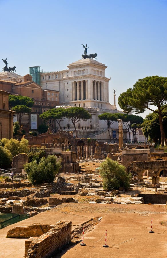 Forum Romanum stock photo. Image of colosseum, latin, tiber - 2312312