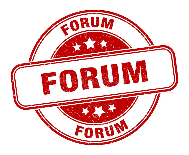 Forum Stamp. Forum Round Grunge Sign Stock Vector - Illustration of ...