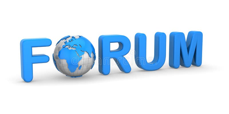 Forum Discussion Concept stock illustration. Illustration of group ...