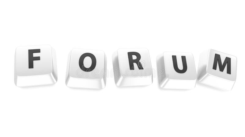 Forum Title - Red Square Concept - Wall Background - 3D Illustration ...