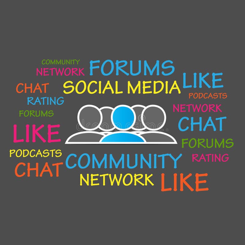 Blog word cloud stock vector. Illustration of media, design - 21280810