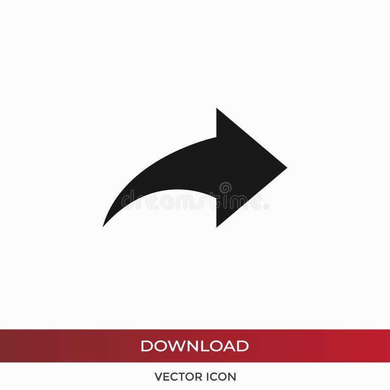Back Arrow Vector Icon in Modern Design Style for Web Site and Mobile ...
