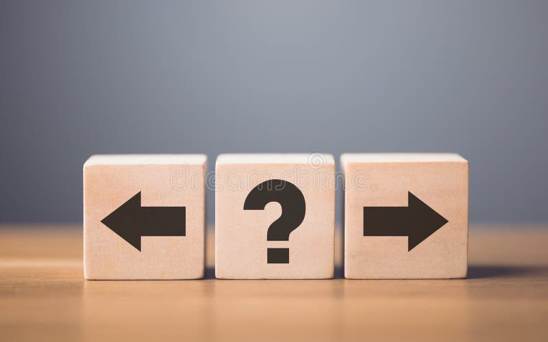 Forward and Backward Arrows on Wooden Blocks, Symbolizing the Concept ...